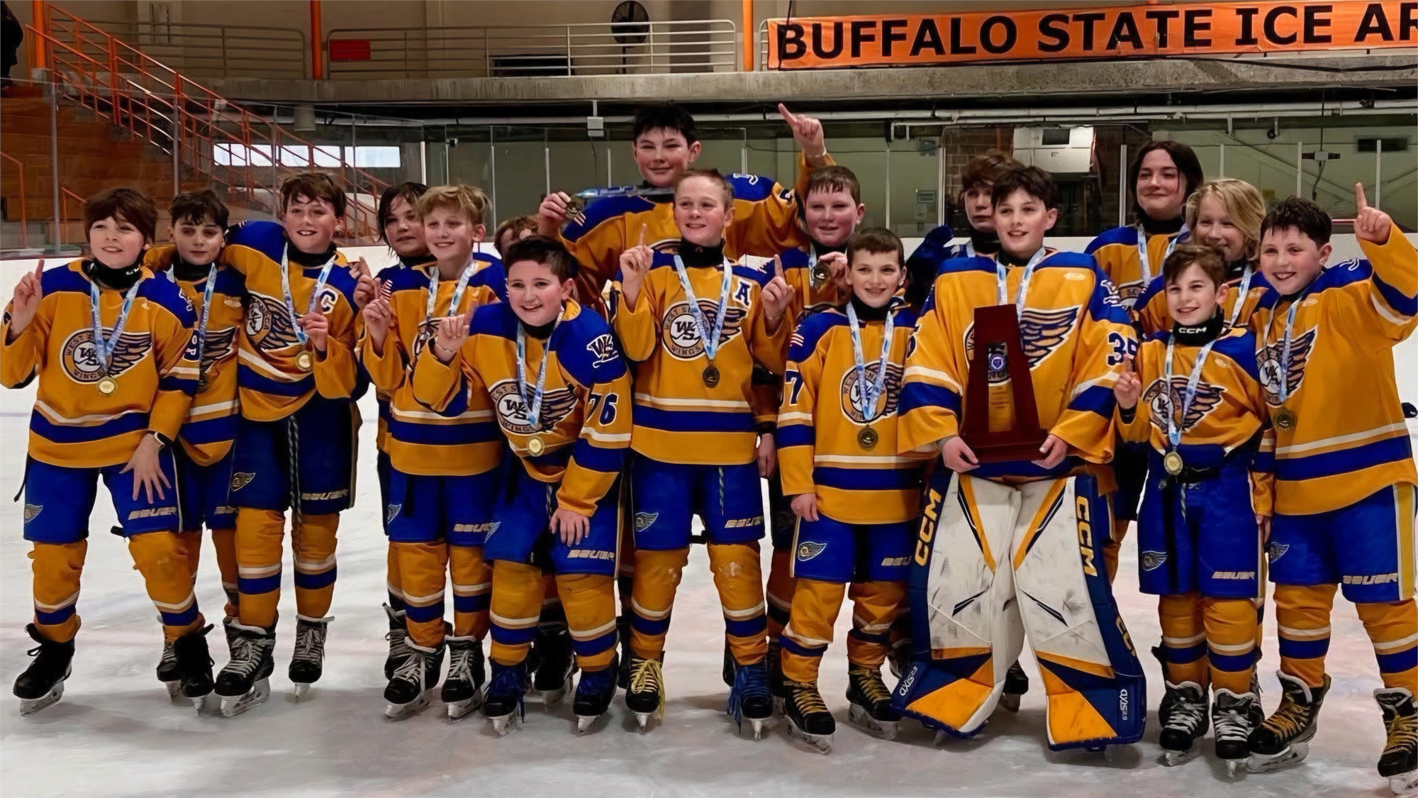 West Seneca 12U Hockey PeeWee Gold Team